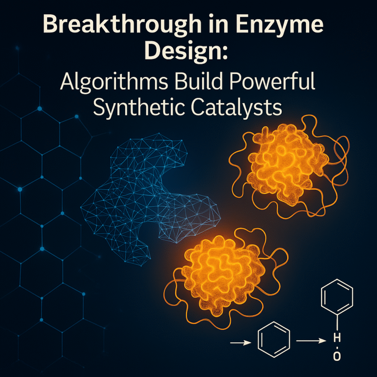 AI & Physics Transform Enzyme Design with Powerful Biocatalysts.